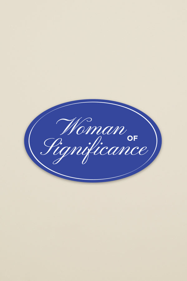 The Deep Dive: Woman of Significance Sticker|Kin Ship Goods