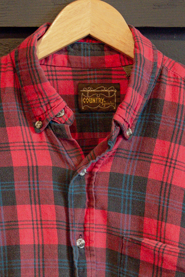 Vintage Vintage Country Squire Flannel Red - Kin Ship Goods